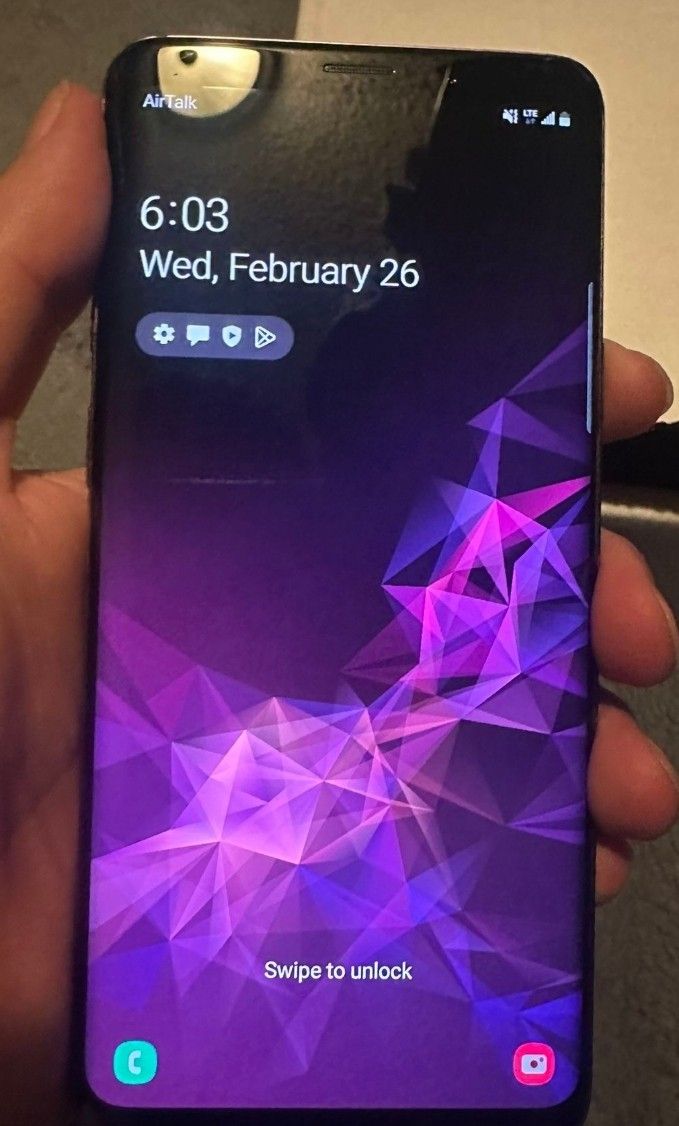 Factory Unlocked Galaxy S9 Plus 64gb Black Unlocked Fo4 Any Carrier for ...