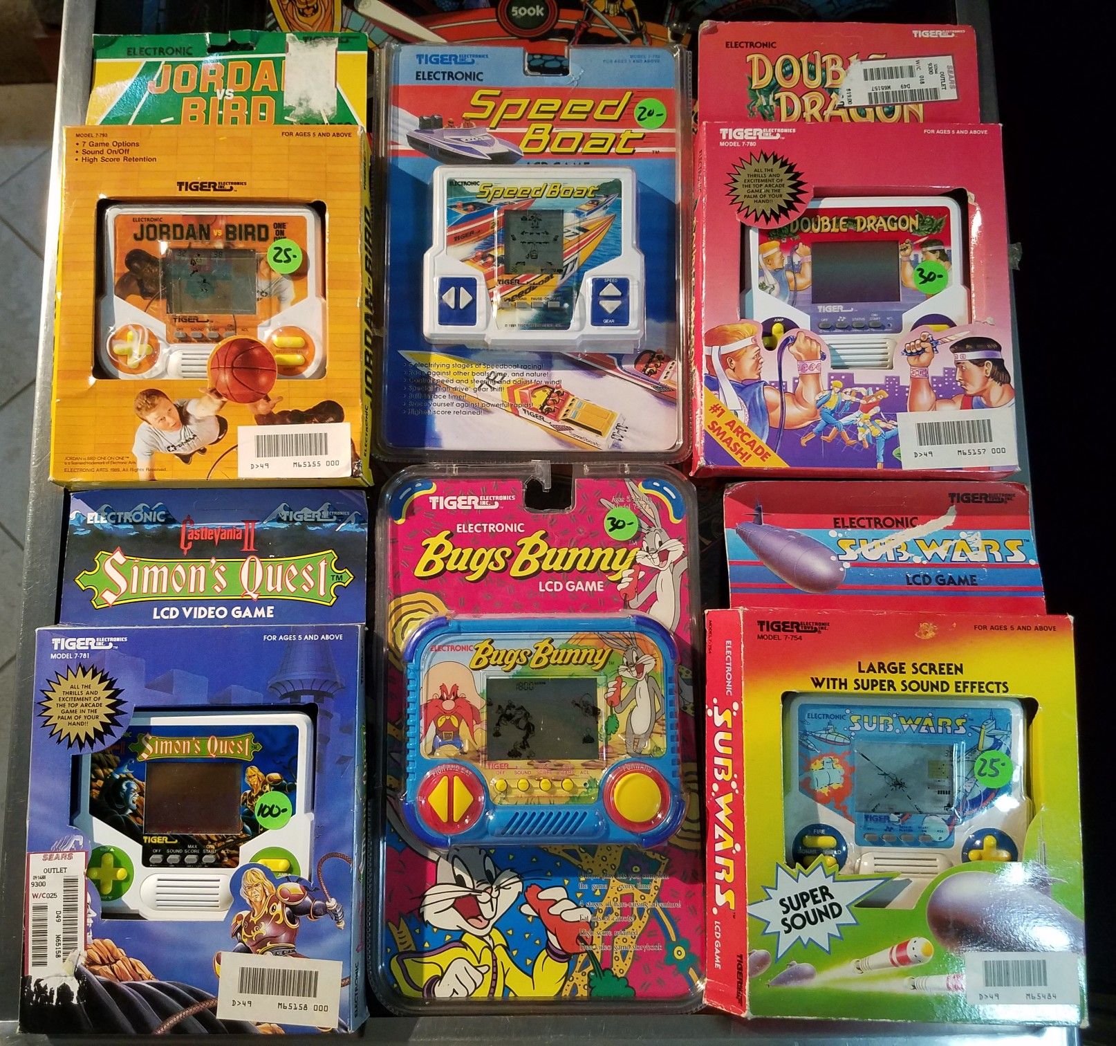 Rare 80's & 90's Tiger handheld games! Retro Video Games Nintendo for ...