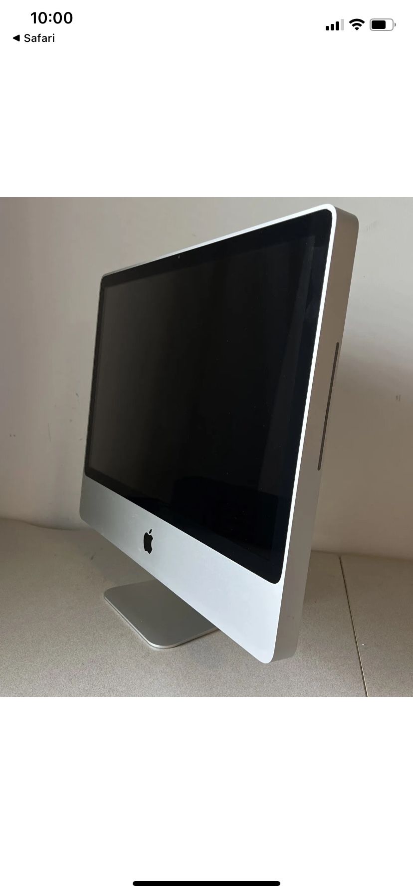Apple iMac A1225 24" Desktop MB418LL/A for Sale in Boca Raton, FL - OfferUp