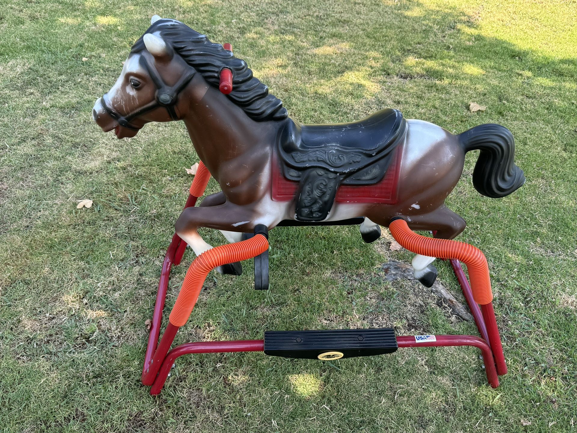 Black Radio Flyer Horse