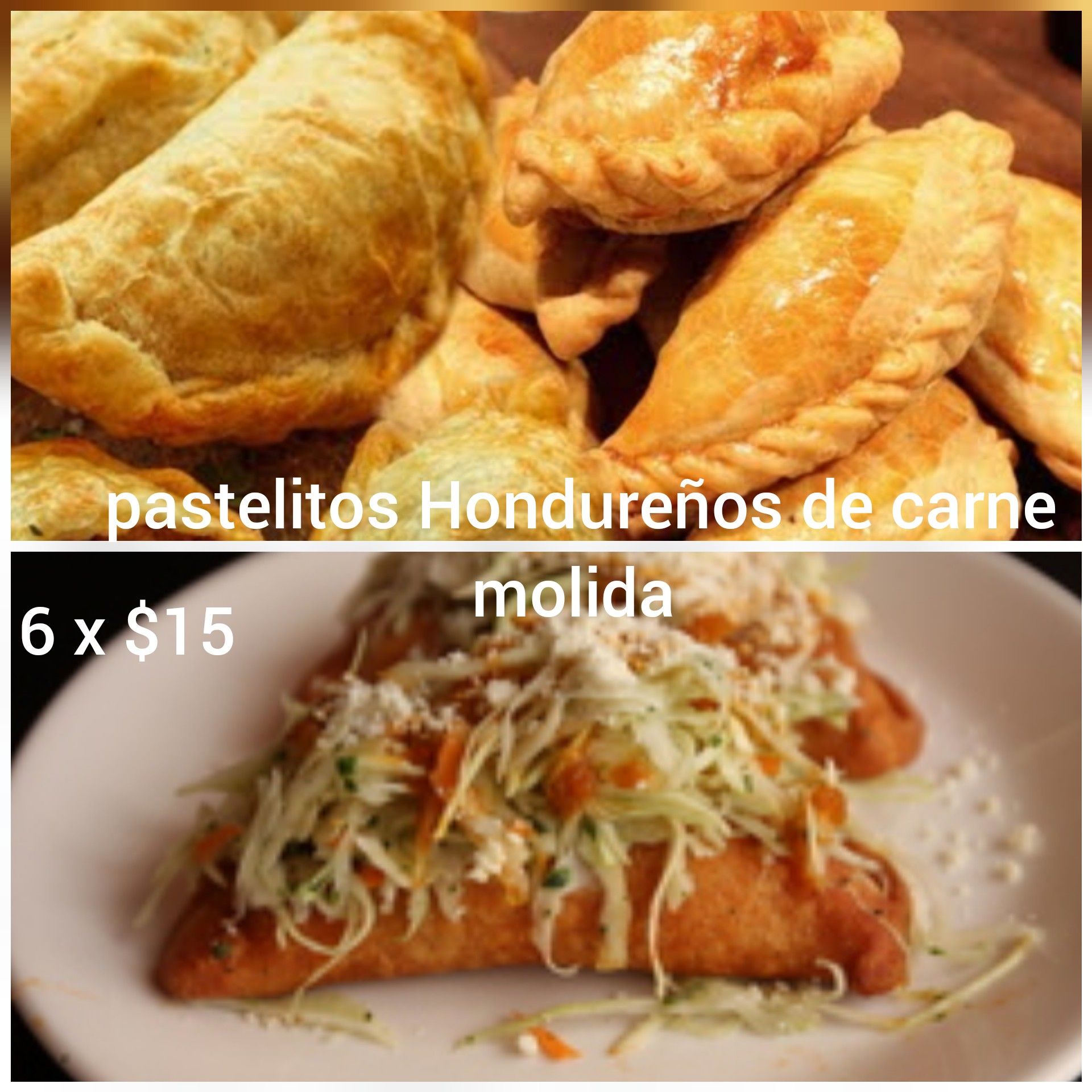 Pastelitos Hondurenos