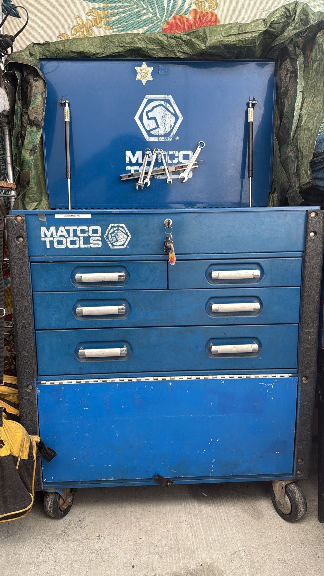 35" MATCO ROLLING TOOL CART WITH TOOLS for Sale in Garden Grove, CA ...