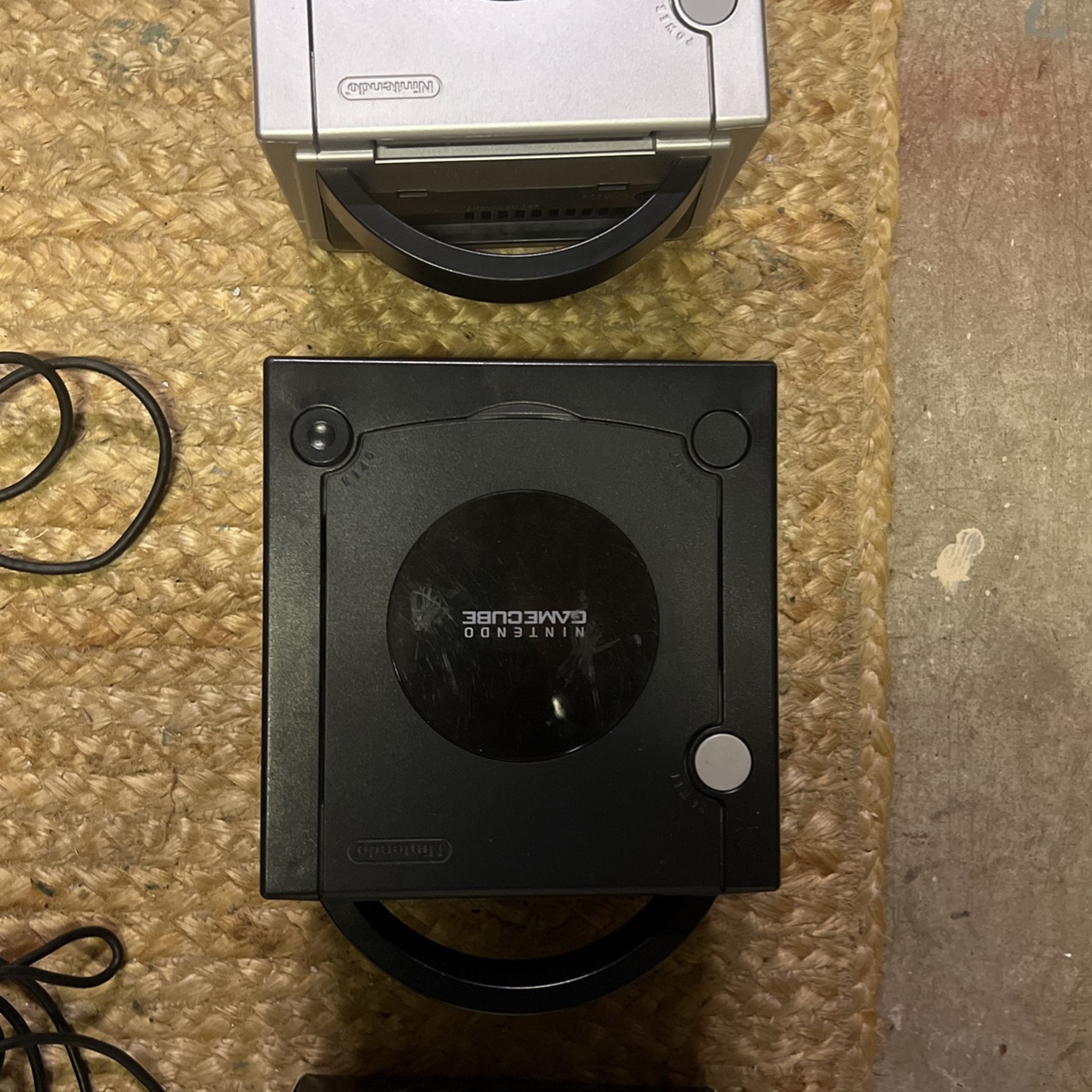 Two Game Cubes Three Gamecube Controllers, Game, Cube Capture, And ...