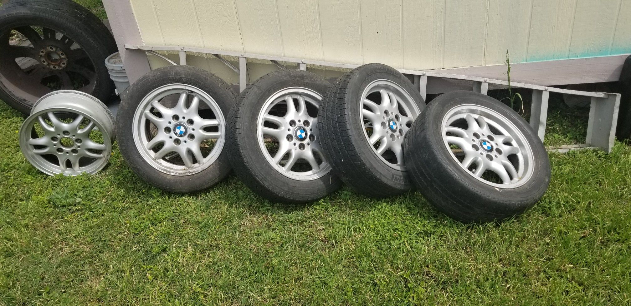 Oem BMW 16 wheels rims tires for Sale in San Antonio, TX - OfferUp