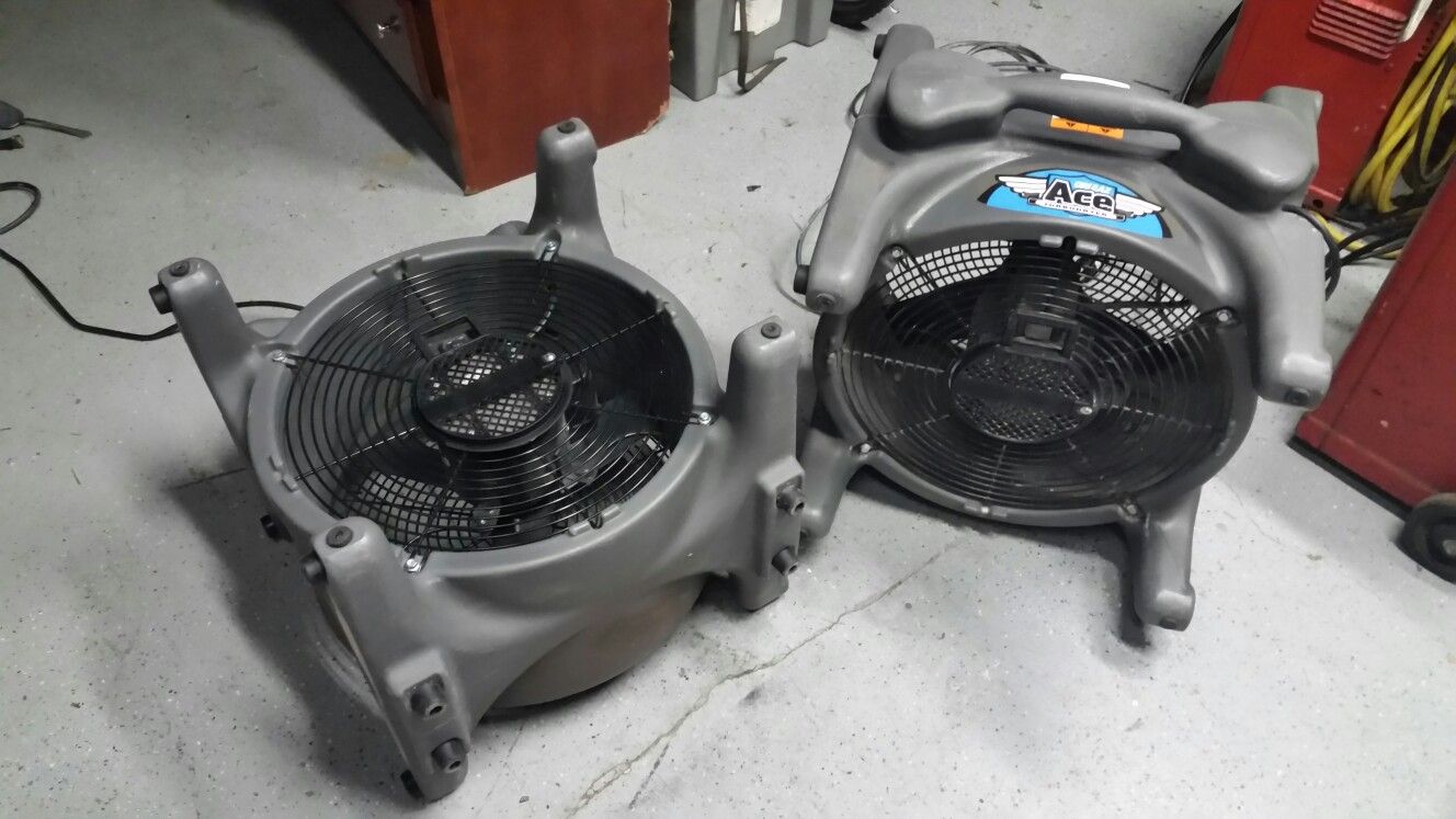 Selling 2-Dri-Eaz F259 Ace TurboDryer 6-Position Drying/Ventilation ...