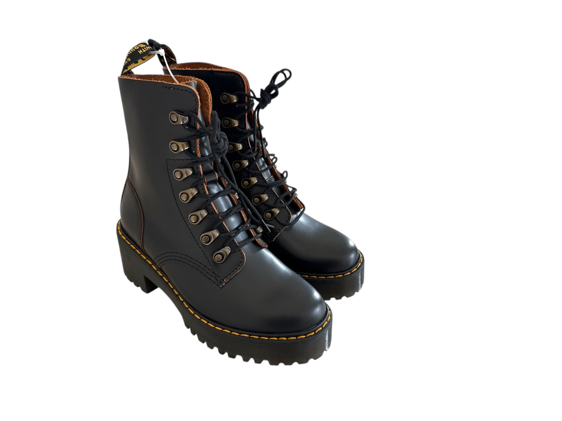 Dr. Martens Jadon Platform Boots – Black Smooth Leather - Women’s - New ...