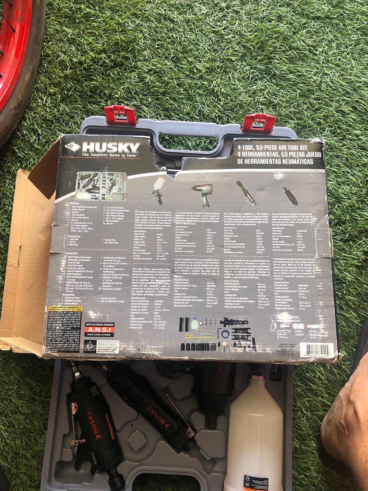Husky 4-Tool 53 Piece Air Tool Kit or BO for Sale in Lakewood, CA - OfferUp