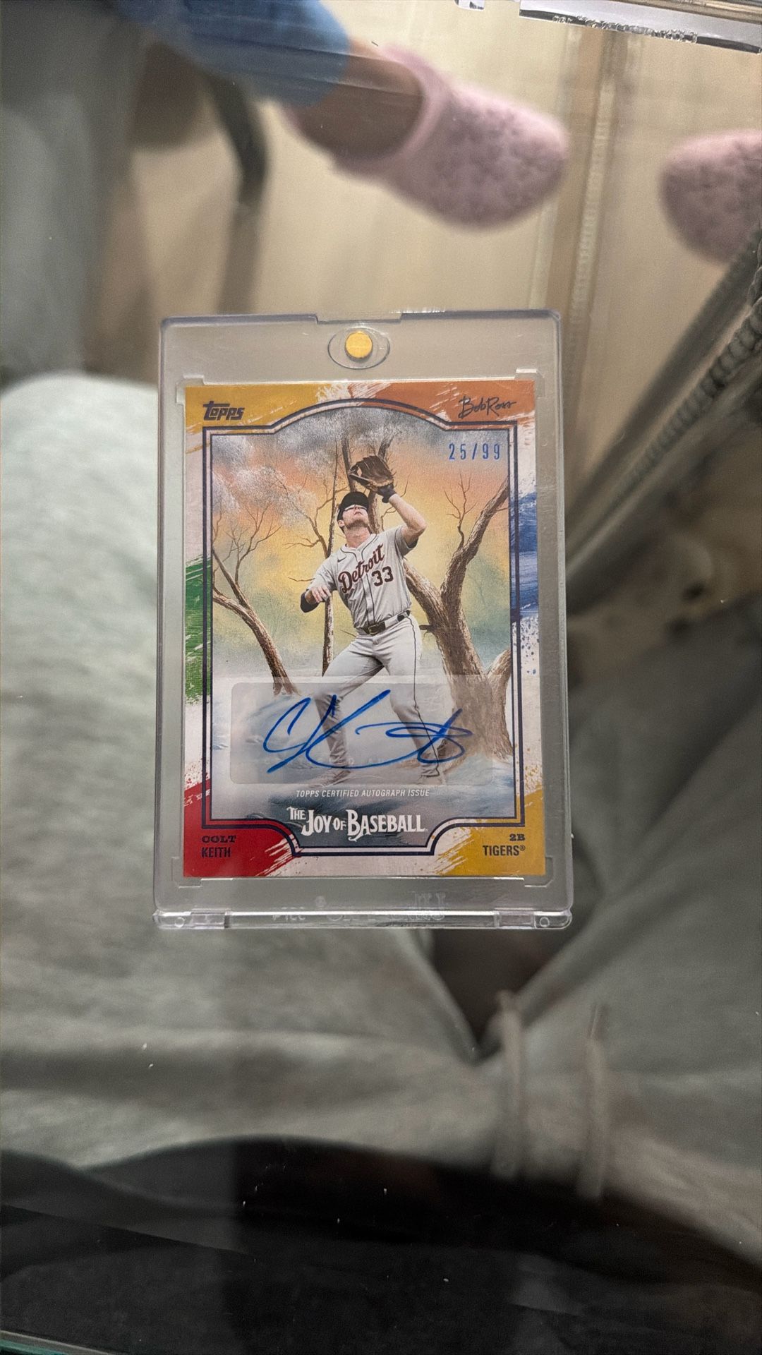 Topps 2025 Bob Ross The Joy of Baseball Colt Keith Auto /99 for Sale in ...