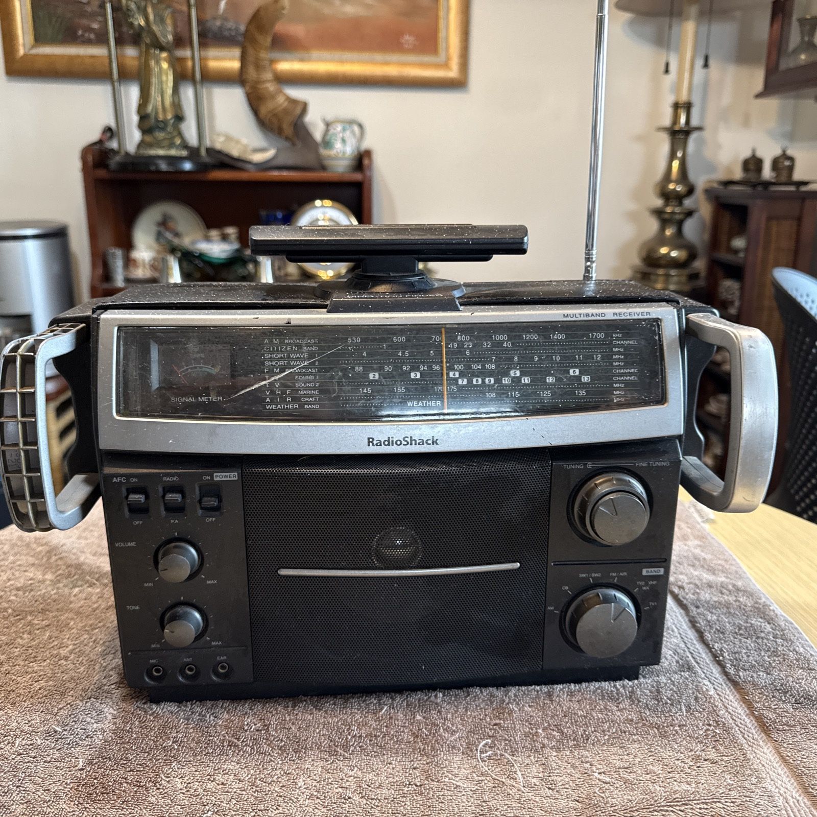 Radio Shack Multiband Receiver 12-795 Portable Radio FM AM Weather CB ...