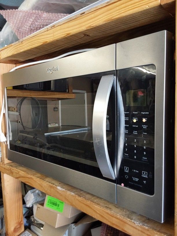 Stainless Steel Whirlpool Over The Range Microwave Bracket And Screws ...