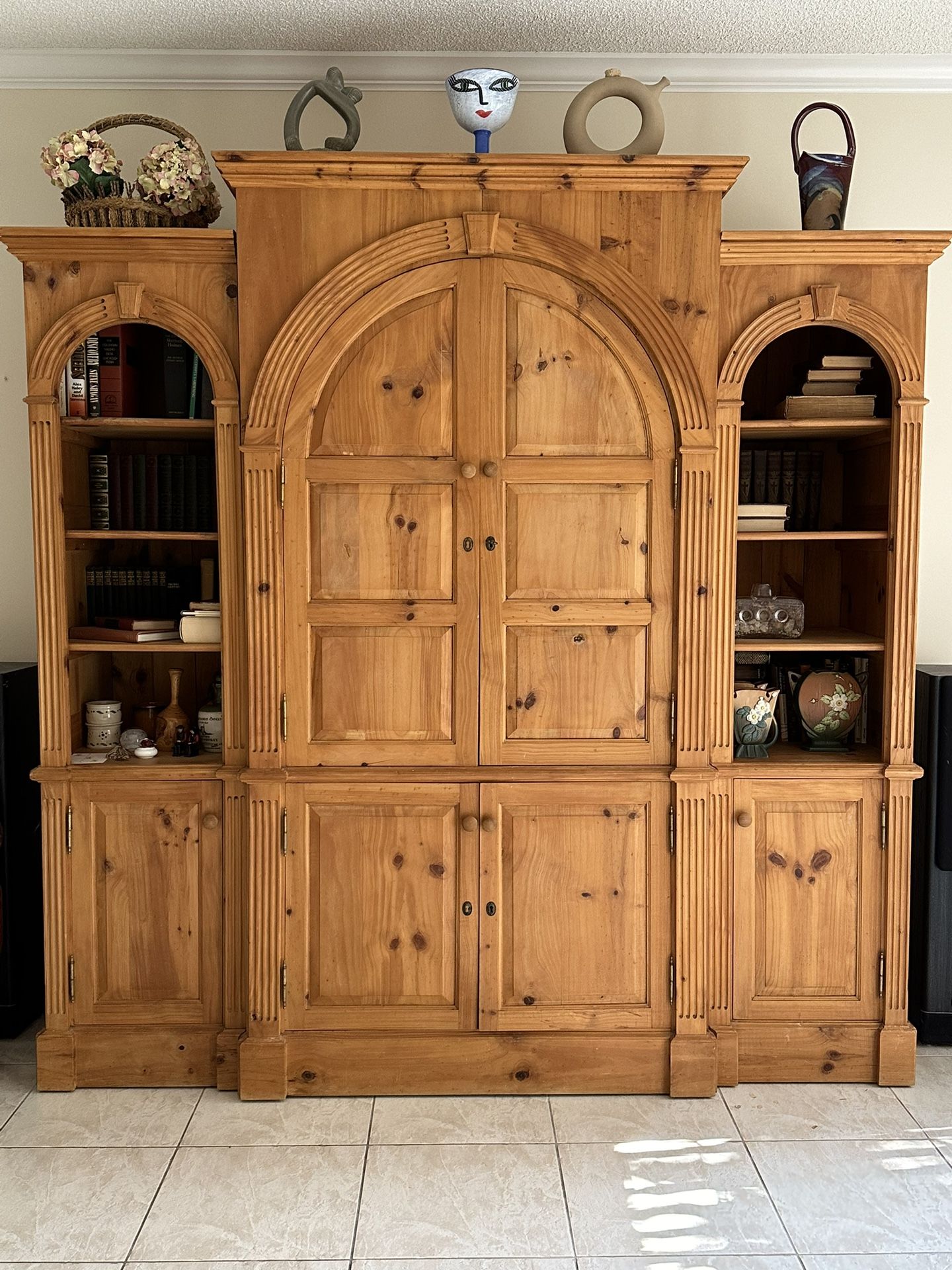 SOLID PINE WALL UNIT for Sale in Boca Raton, FL - OfferUp