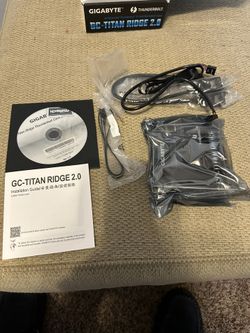 Gigabyte GC Titan ridge 2.0 Thunderbolt 3 Card for Sale in Clovis, CA ...