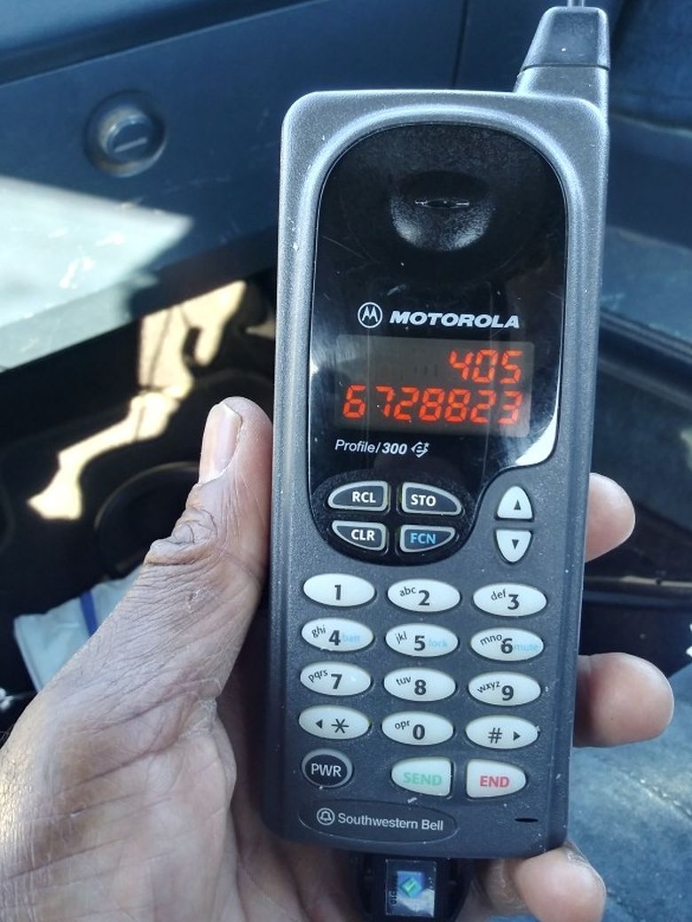 Classic Motorola Phones Blue