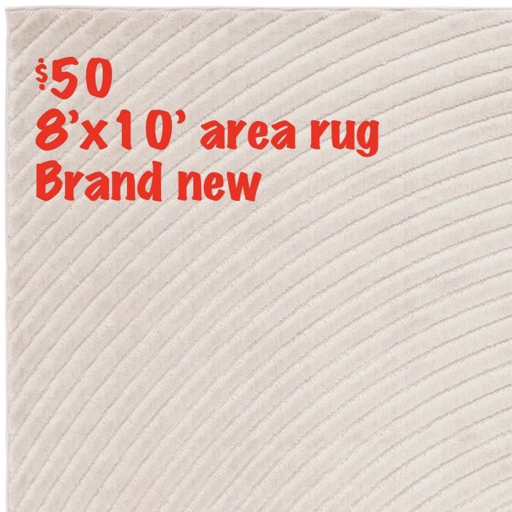 Area Rug 8x10 Light Beige for Sale in Lake Worth, FL - OfferUp