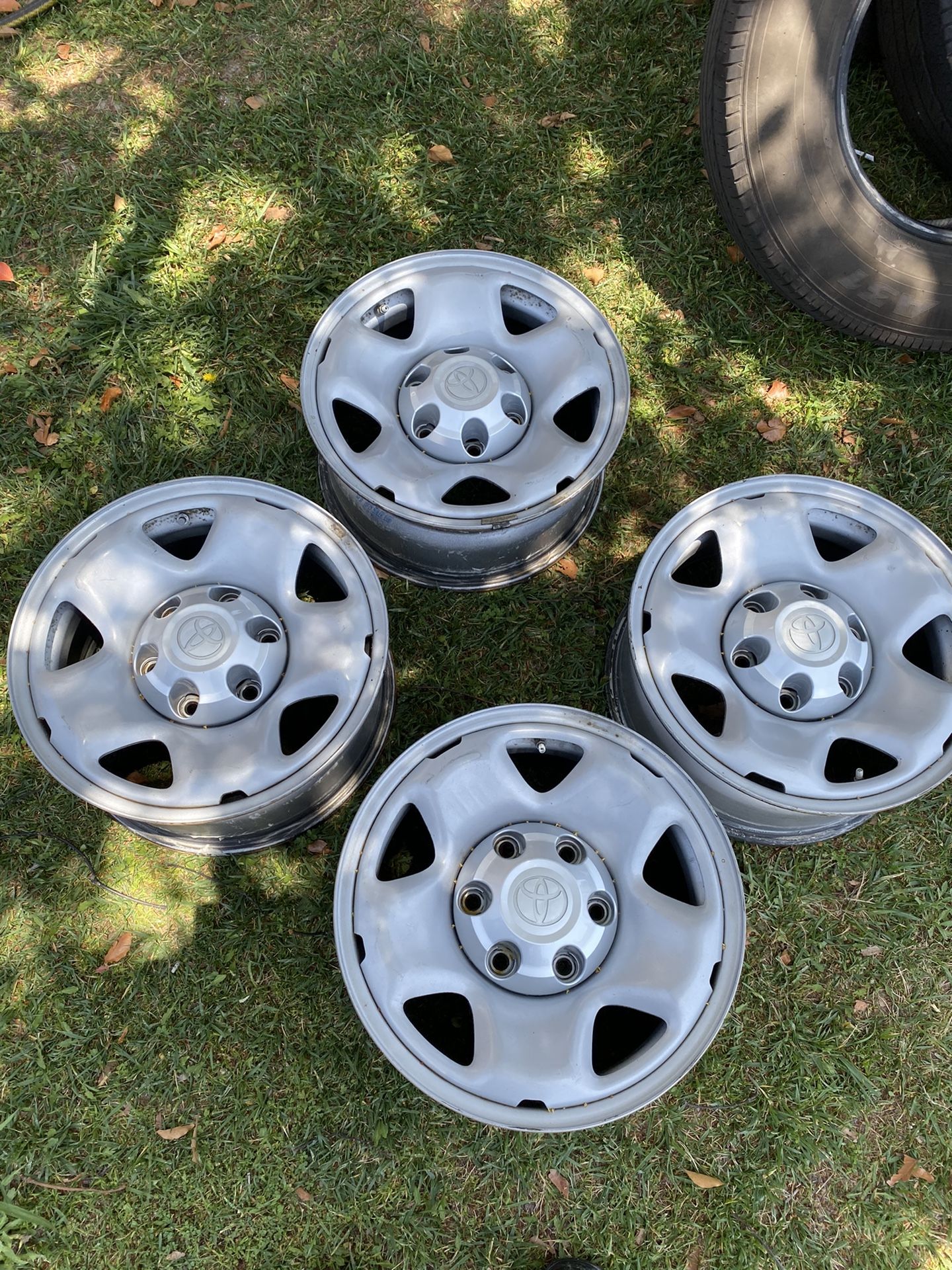 Four 16 inch rims and four tires for Toyota Tundra Tacoma 4-runner for ...