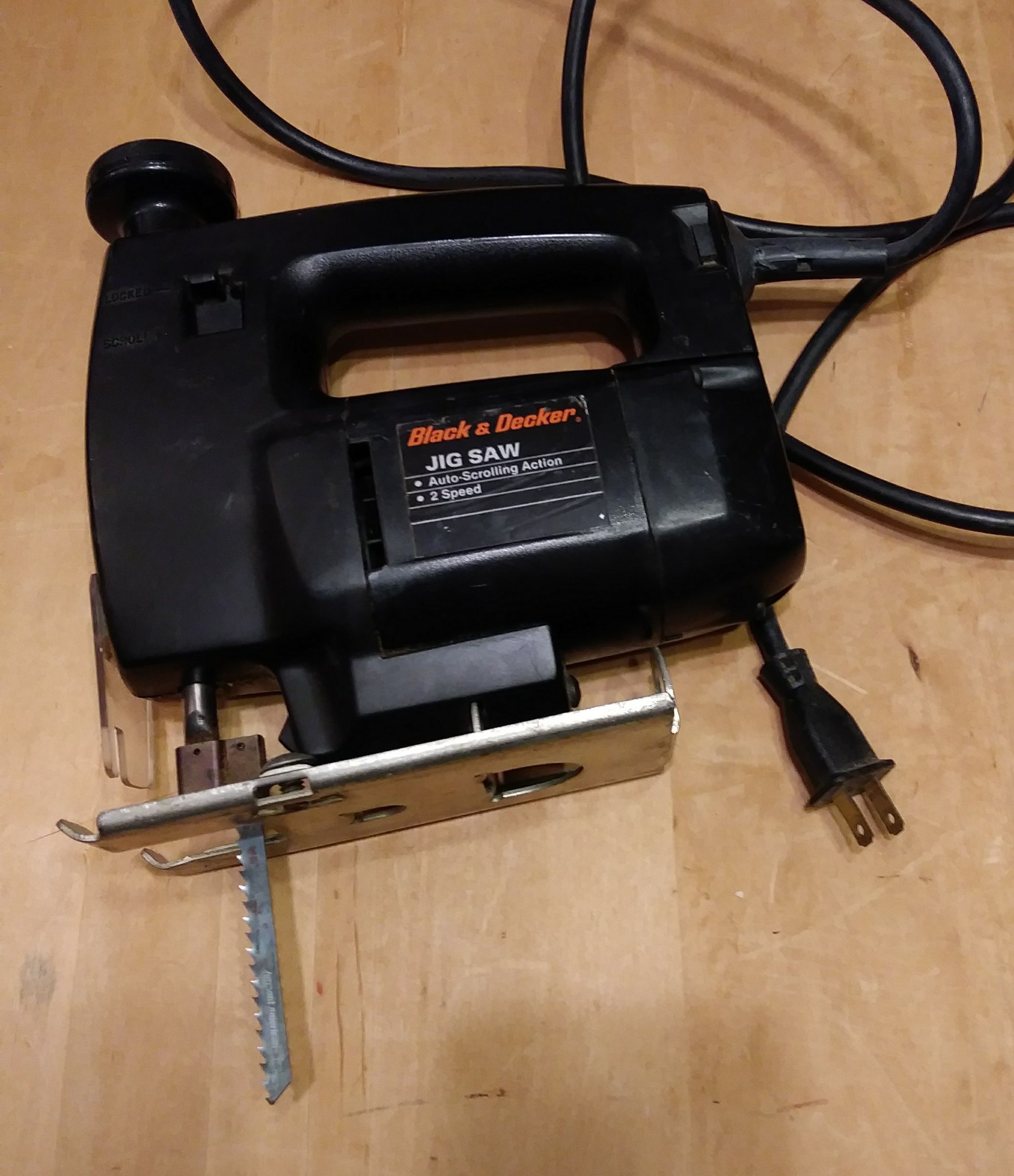 Black Decker 7571 Jig Saw Type 1 120 Volts Ac Auto Scrolling 2-speed ...