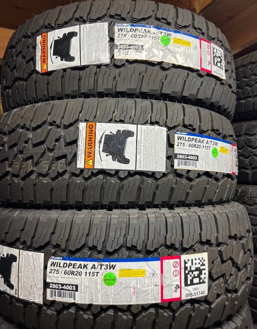 275/60/20 FALKEN WILDPEAK AT3W Set of New Tires for Sale in Brea, CA ...