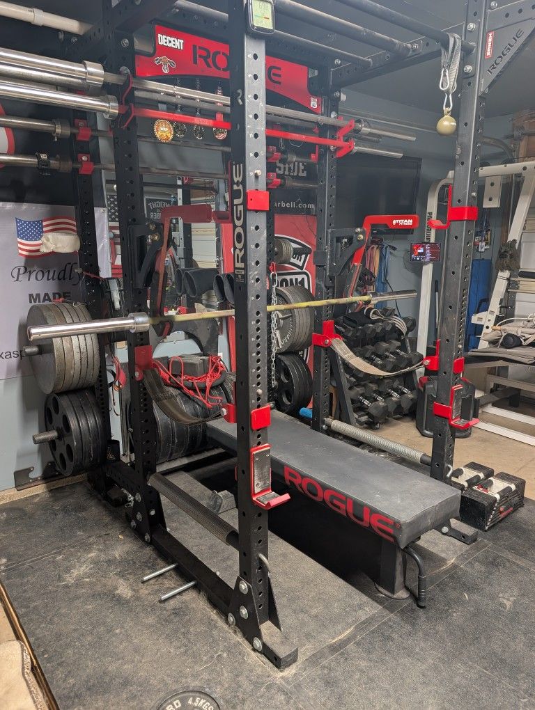 READY - Custom Rogue Squat Rack for Sale in Chandler, AZ - OfferUp