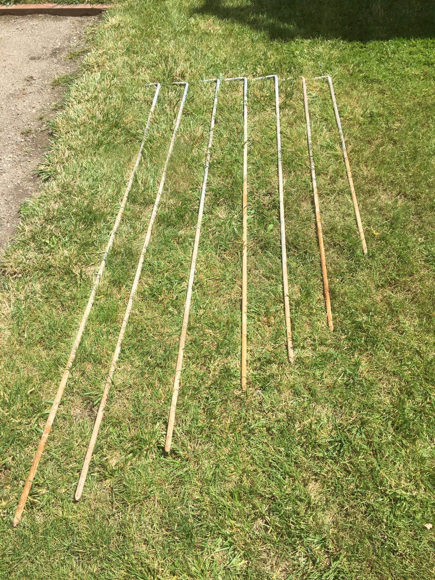 FREE! 5/8” Diameter Galvanized Smooth Steel Grounding/Retaining Wall ...