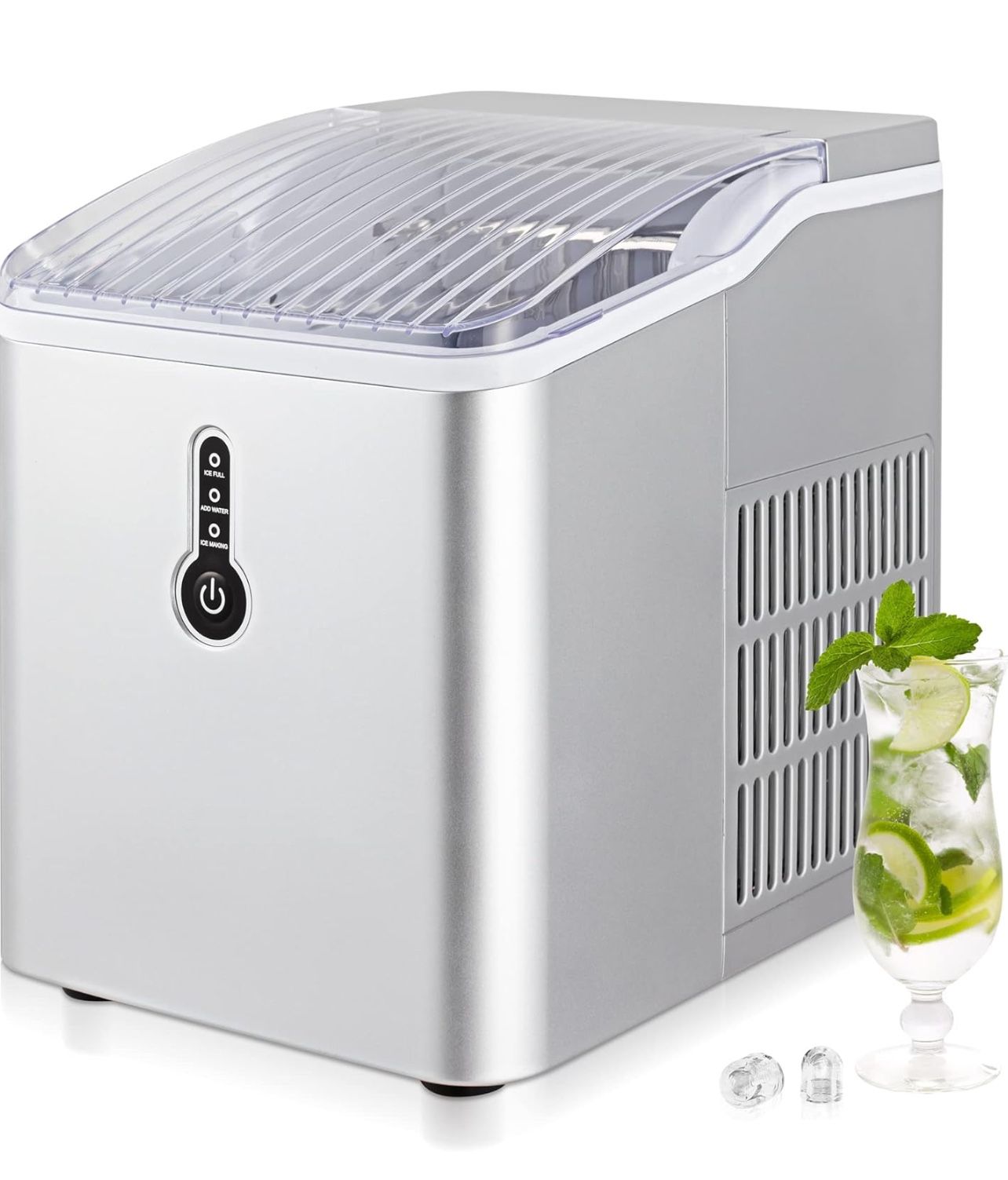 Electactic Ice Maker Countertop, Efficient Easy Carry Ice Maker, Self ...