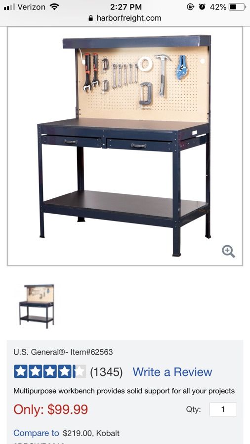 Harbor freight work bench for Sale in Sedro-Woolley, WA - OfferUp