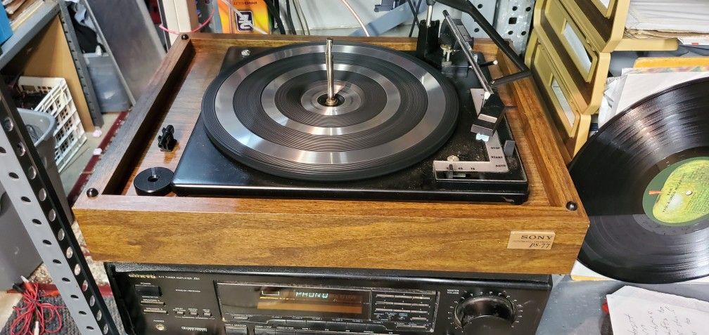 1970s Sony PS-77 Vinyl Record Player Turntable. Refurbished. Watch ...