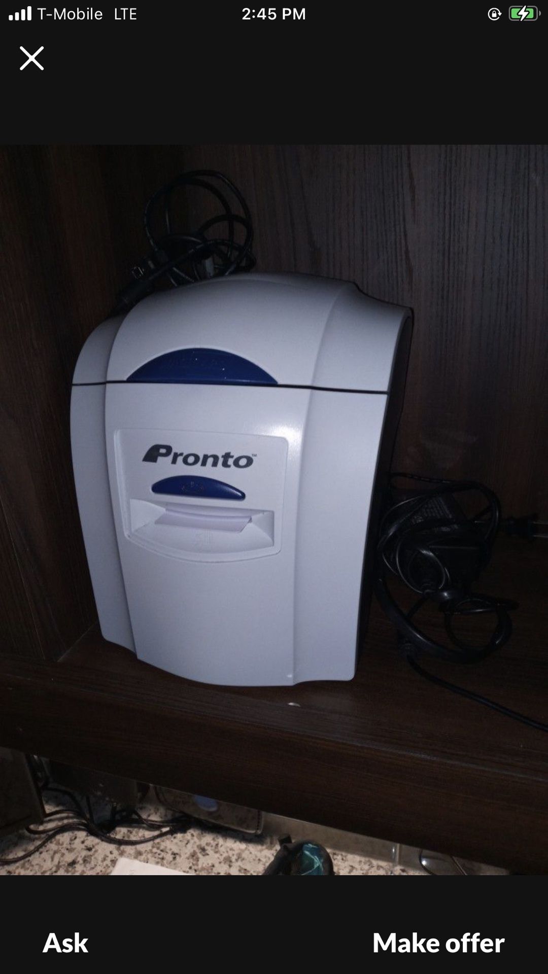 Pronto Id Card Printer for Sale in Houston, TX - OfferUp