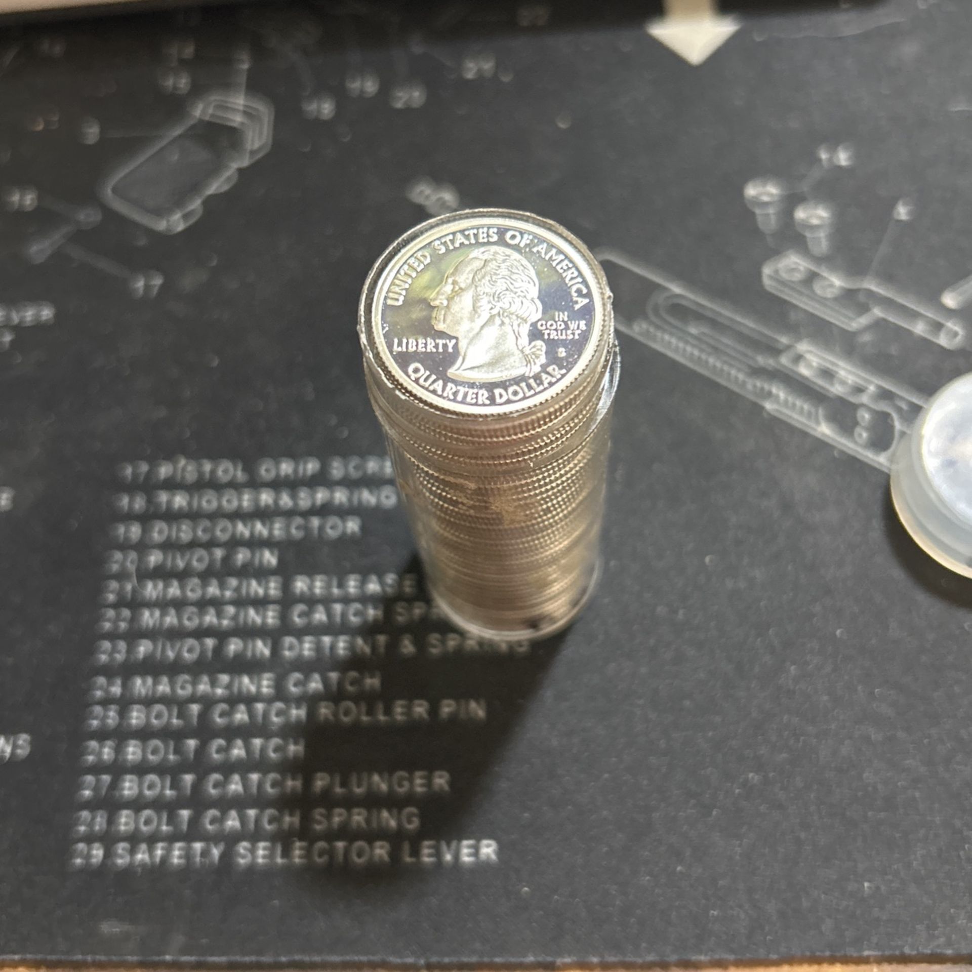 90% Silver Proof Roll 40 Quarters Cameo Proof for Sale in Las Vegas, NV ...