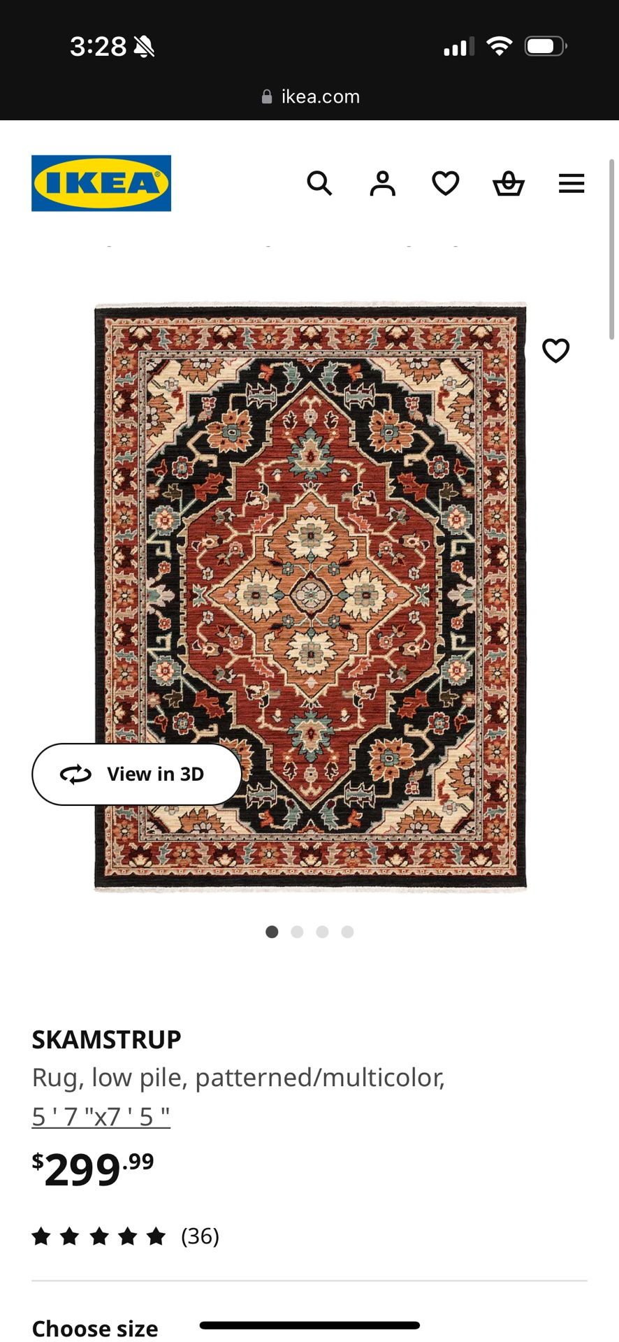IKEA Valby Ruta Persian Moroccan Wool Rug for Sale in Los Angeles, CA ...