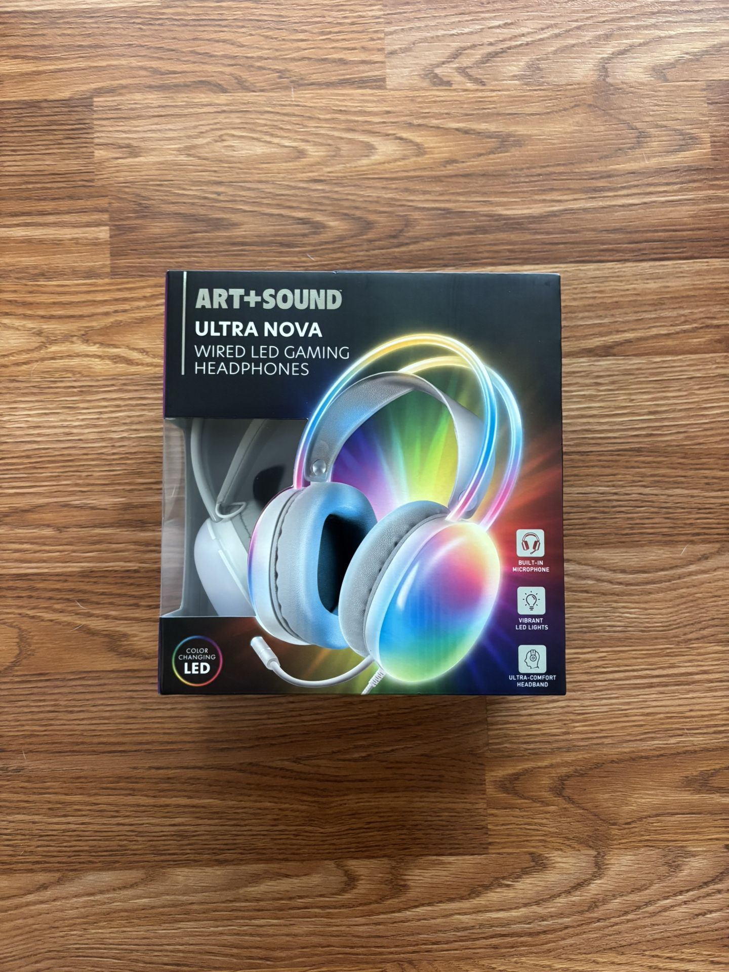 Lights And sound ultra nova wired LED gaming Microphone headphones ...