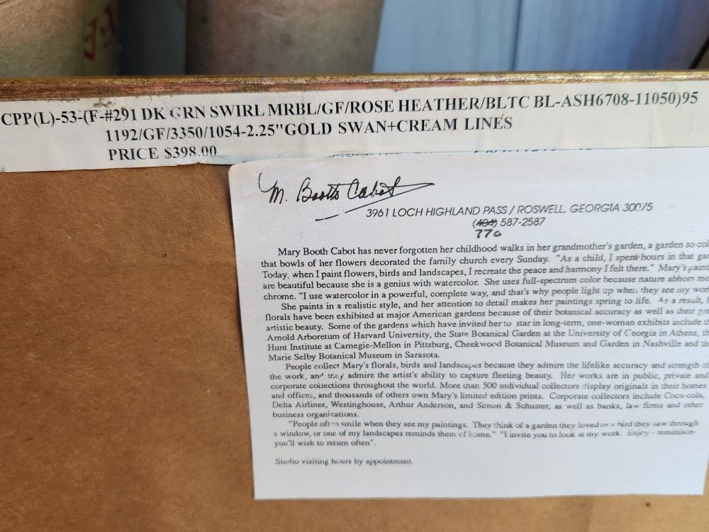 Mary Booth Cabot Floral Painting for Sale in Sugar Hill, GA - OfferUp