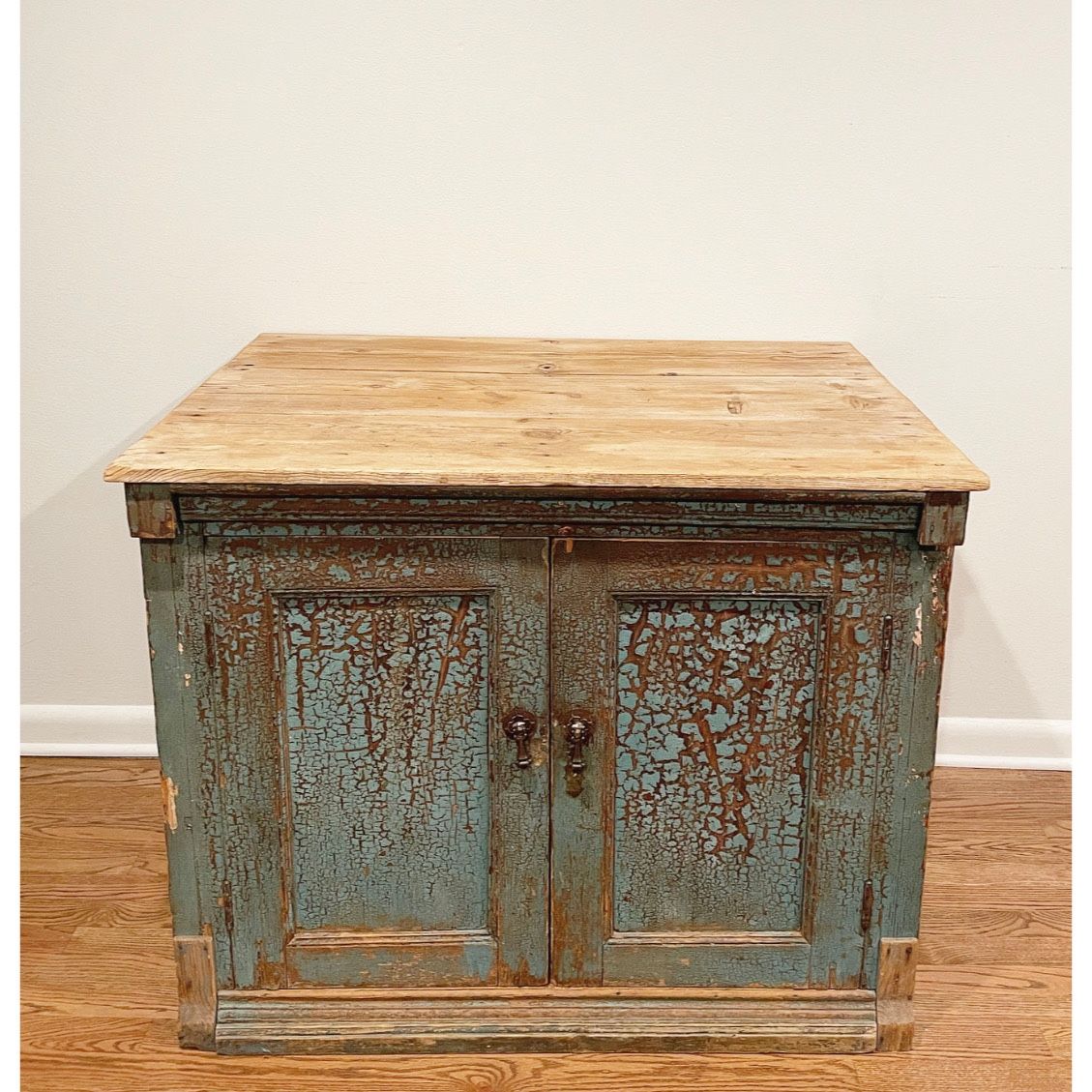 Antique Chippy Blue Cabinet for Sale in Seattle, WA - OfferUp