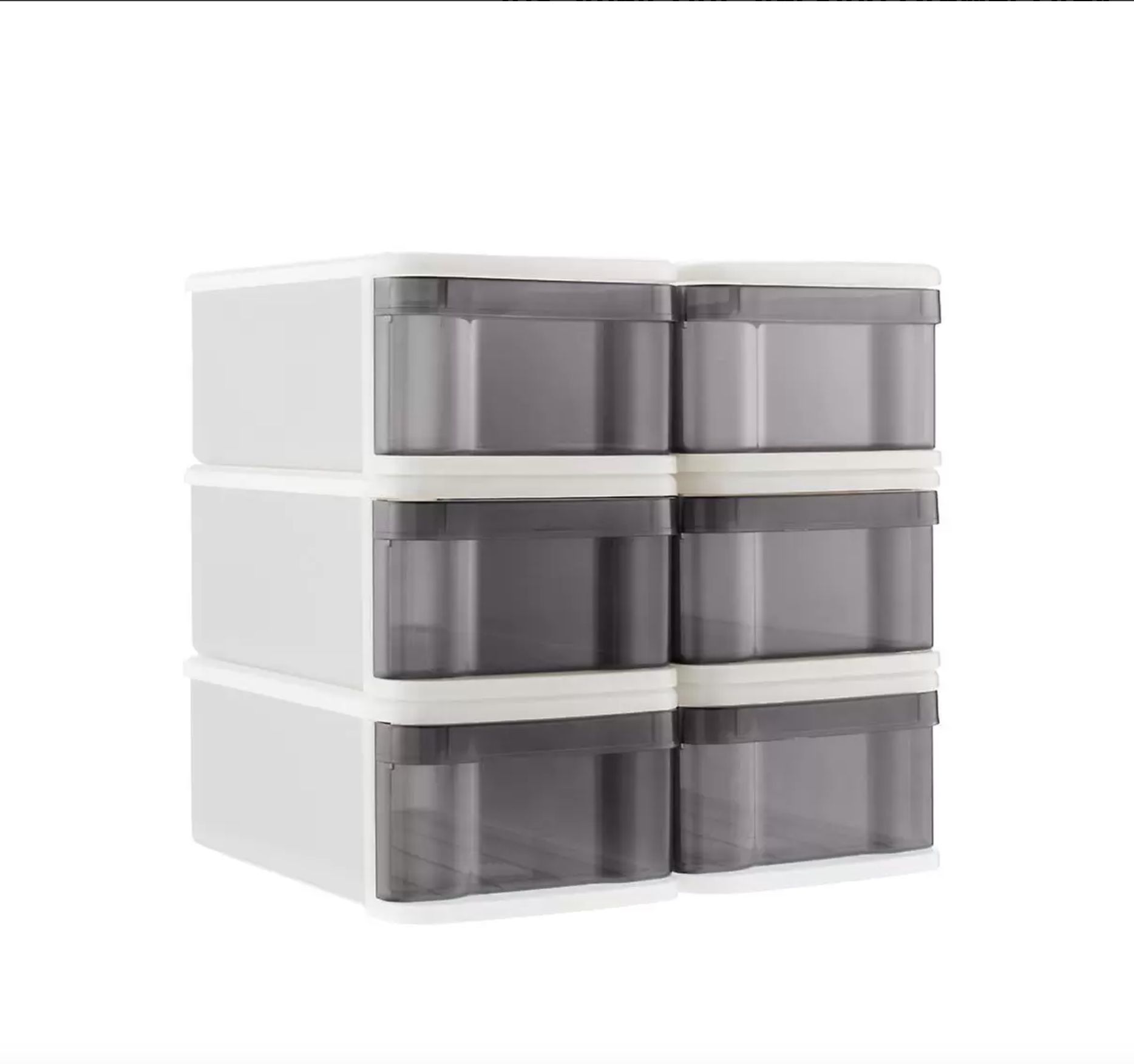 CONTAINER STORE IRIS SMALL TINT STACKING DRAWER - GREY (x 11) for Sale ...