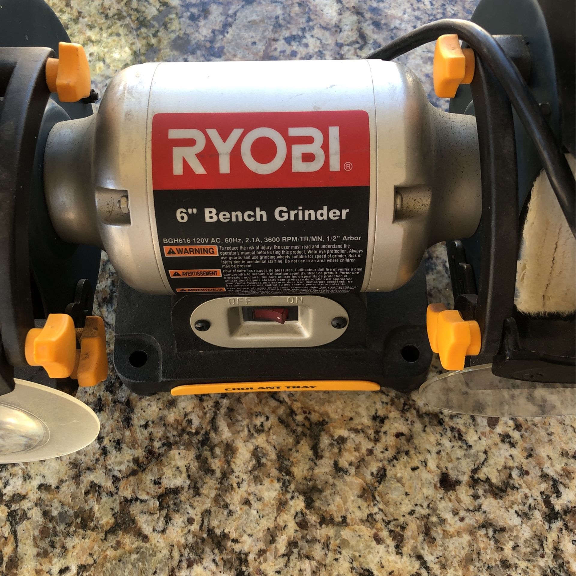 Ryobi 6 bench grinder bgh616 store