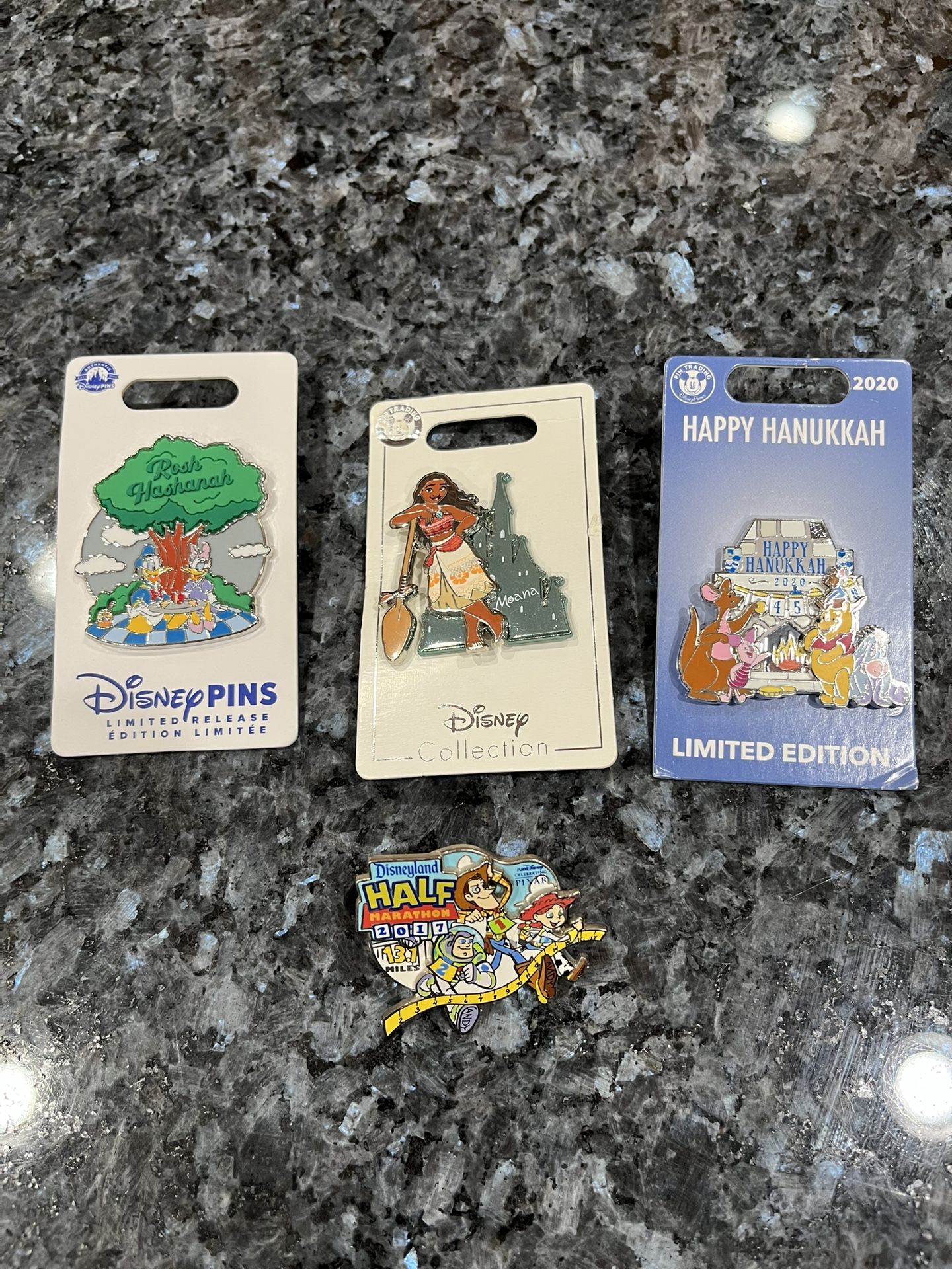 Lot Of 4 Pins. 2023 Disney Parks Donald & Daisy Duck Rosh Hashanah ...