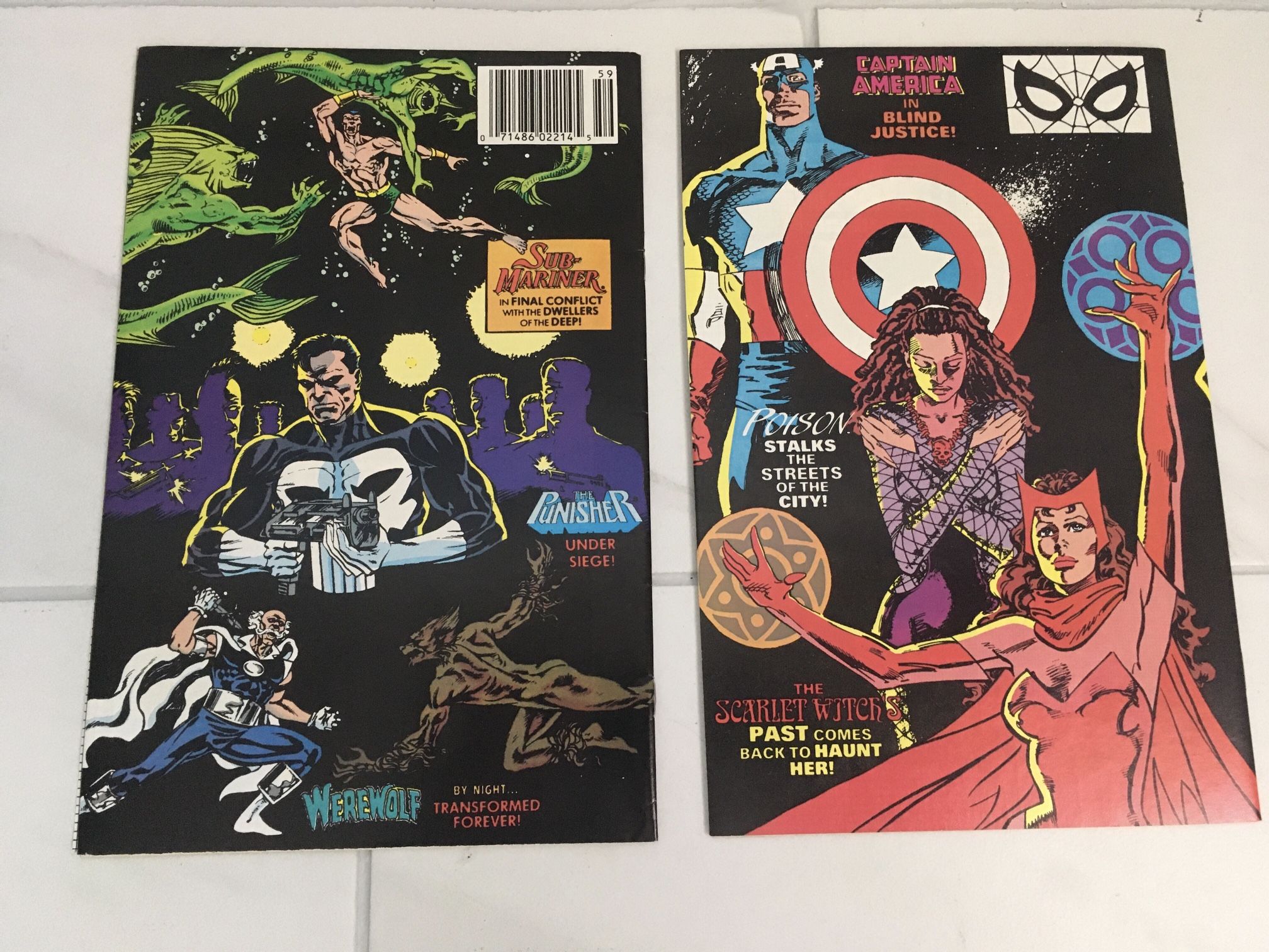 Marvel Comics Presents Wolverine - Lot of 5 Comics, Issues 1, 3, 54, 58 ...