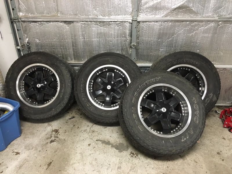 18inch amp rims with decent tires for Sale in Bremerton, WA - OfferUp