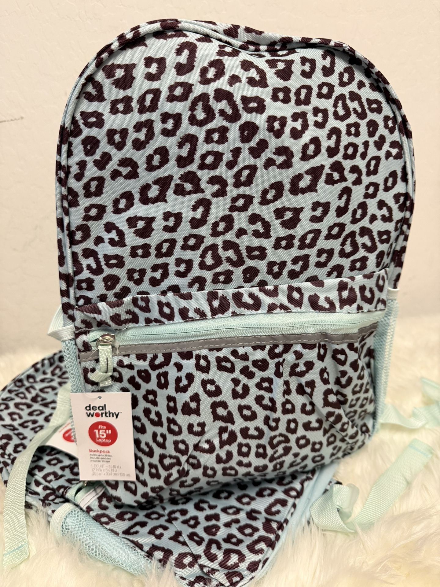 Nwt: Dealworthy Cheetah Animal Print Backpack 23L Laptop Bag Student ...