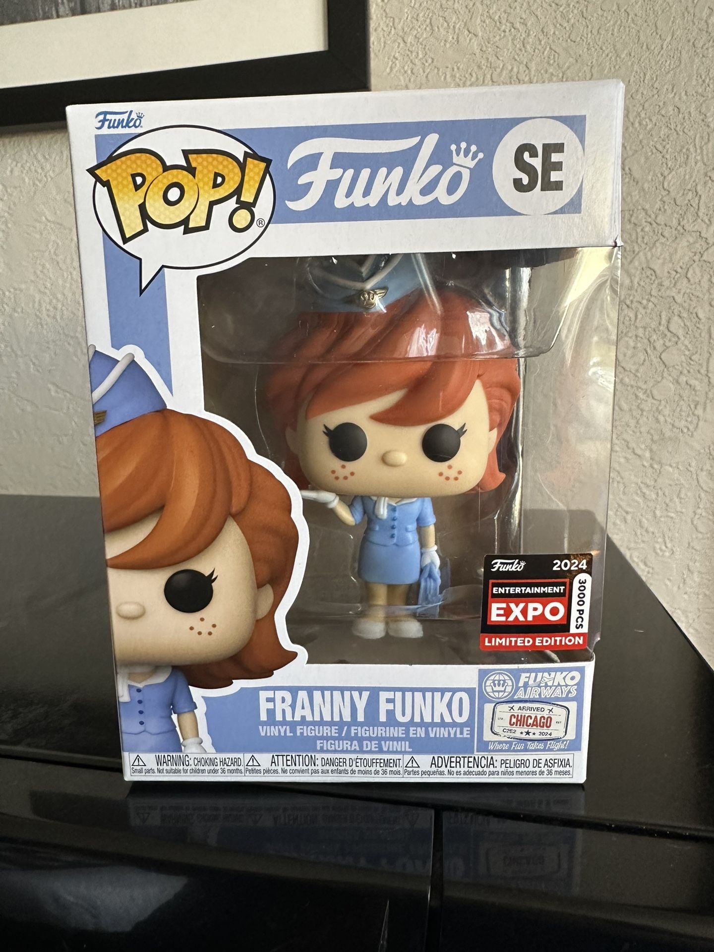 Funko Pop Franny Funko 3000PCS C2E2 Shared Sticker -SOLD OUT- for Sale ...
