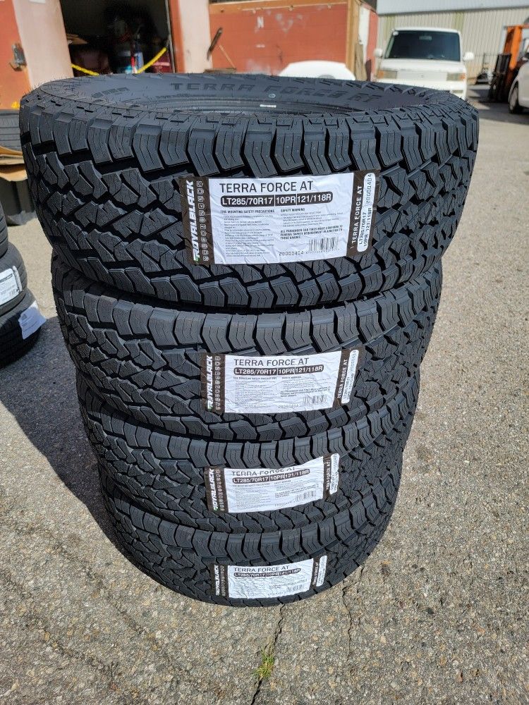 LT 285 70 17 NEW TIRES SILVERADO SUBURBAN AVALANCHE TAHOE SIERRA F150 ...