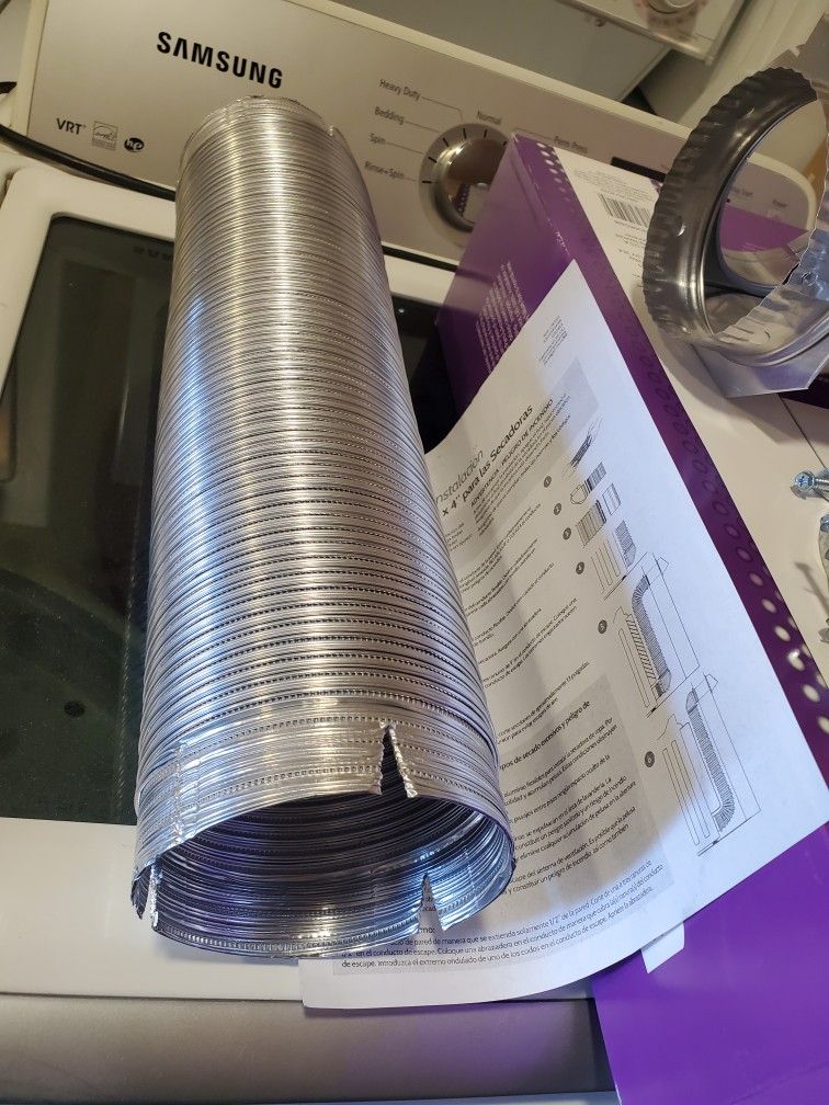 Semi Rigid Dryer Duct// Kit De Ventilador Para Secadora. for Sale in ...