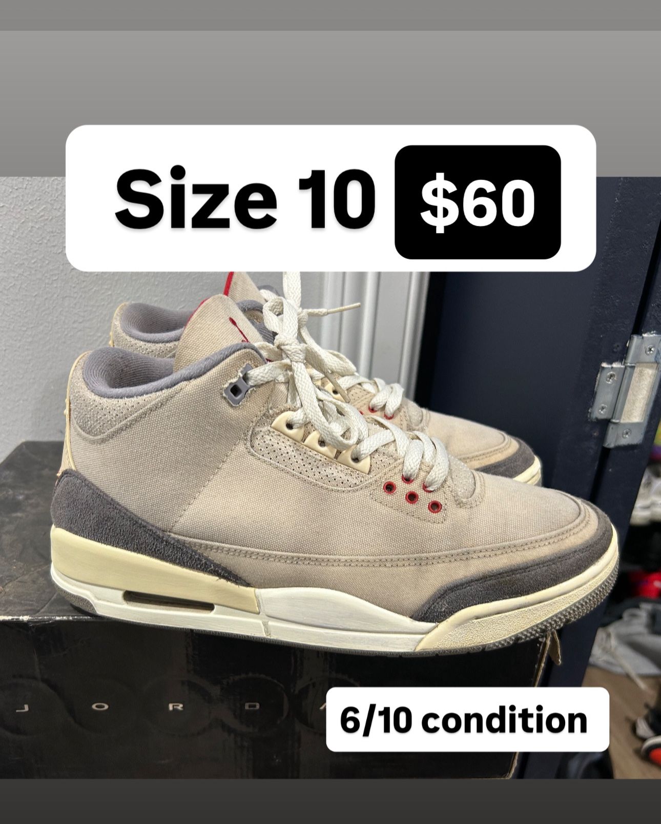 Jordan Retro 3s Size 10 for Sale in Houston, TX - OfferUp