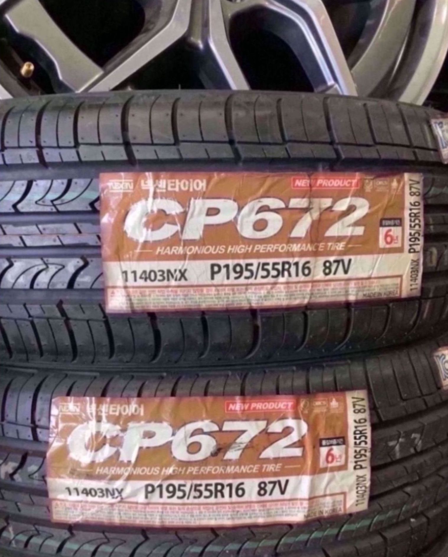 Pair Of NEW 195 55 16 nexen cp672 87c with 100% Tread #22229 Grade A Tires Best Pricing for Sale ...