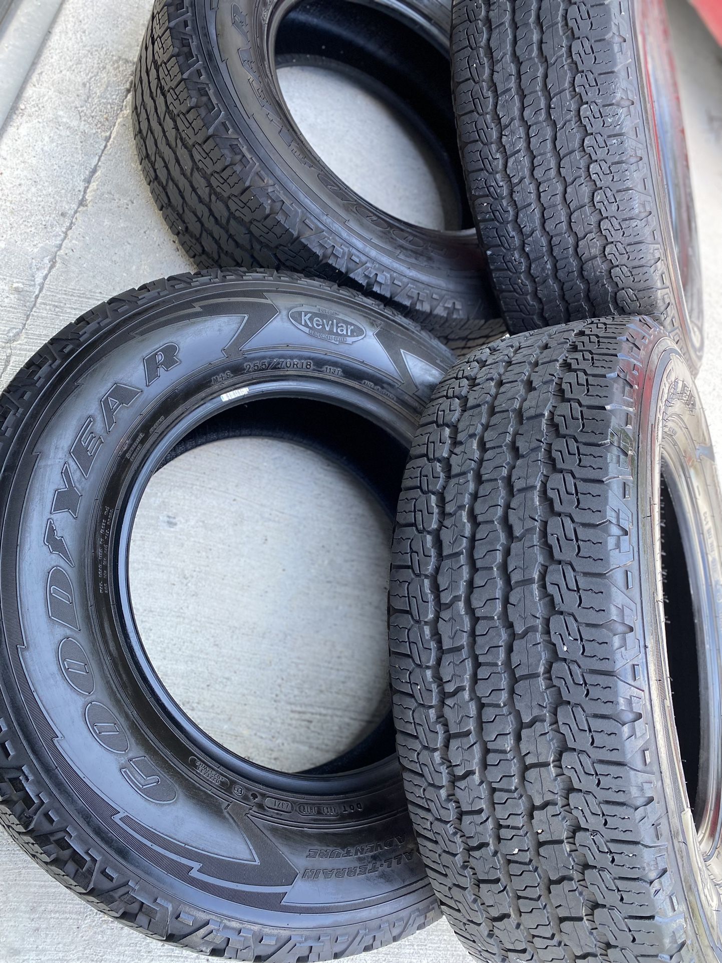 Goodyear Wrangler All Terrain Tires 18 Inch for Sale in Houston, TX ...