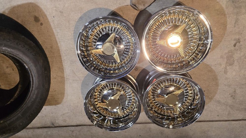 Roadster Wire Wheels 13x7 New Rims Never Mounted $trade Daytons Zenith ...