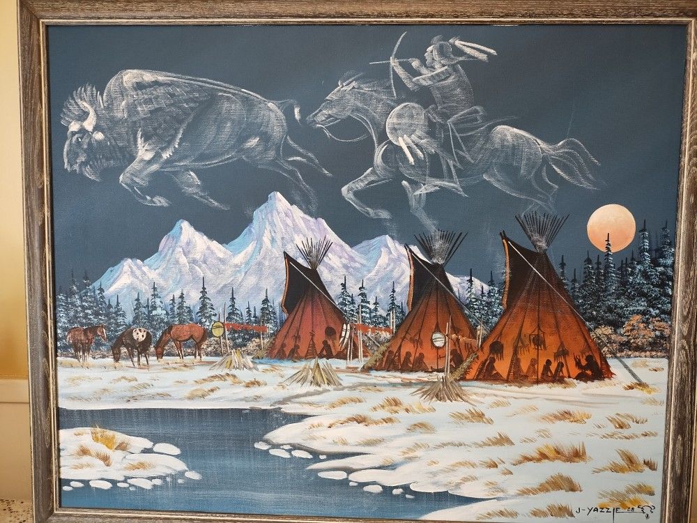 Original Johnny Yazzie Navajo Indian Painting for Sale in San Antonio ...