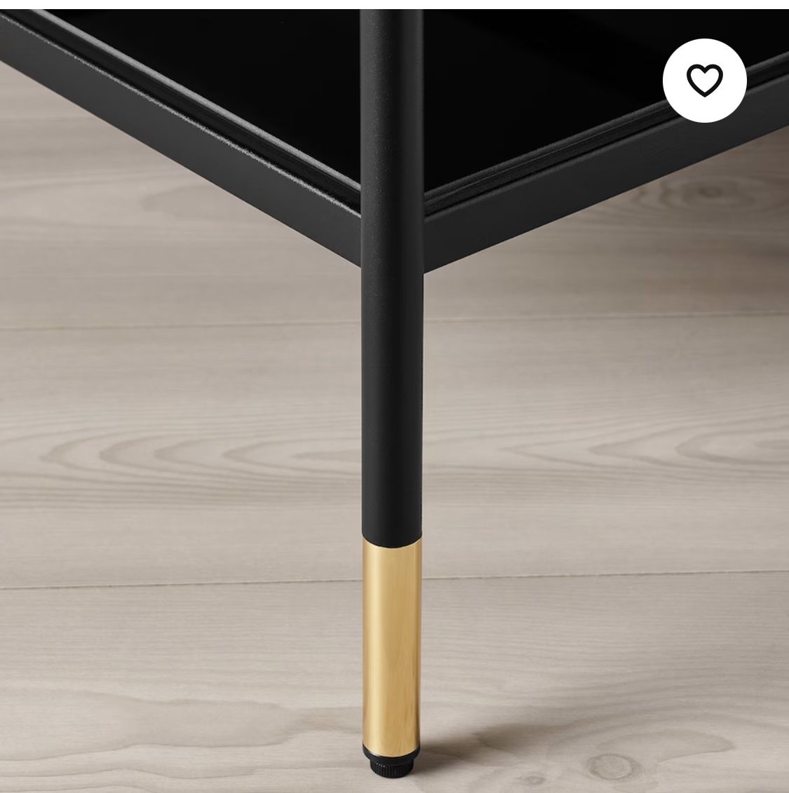 Ikea Glass Coffee Table ASPEROD Coffee table black glass black 45 1 4x22 7 8 for Sale in Hawthorne CA OfferUp