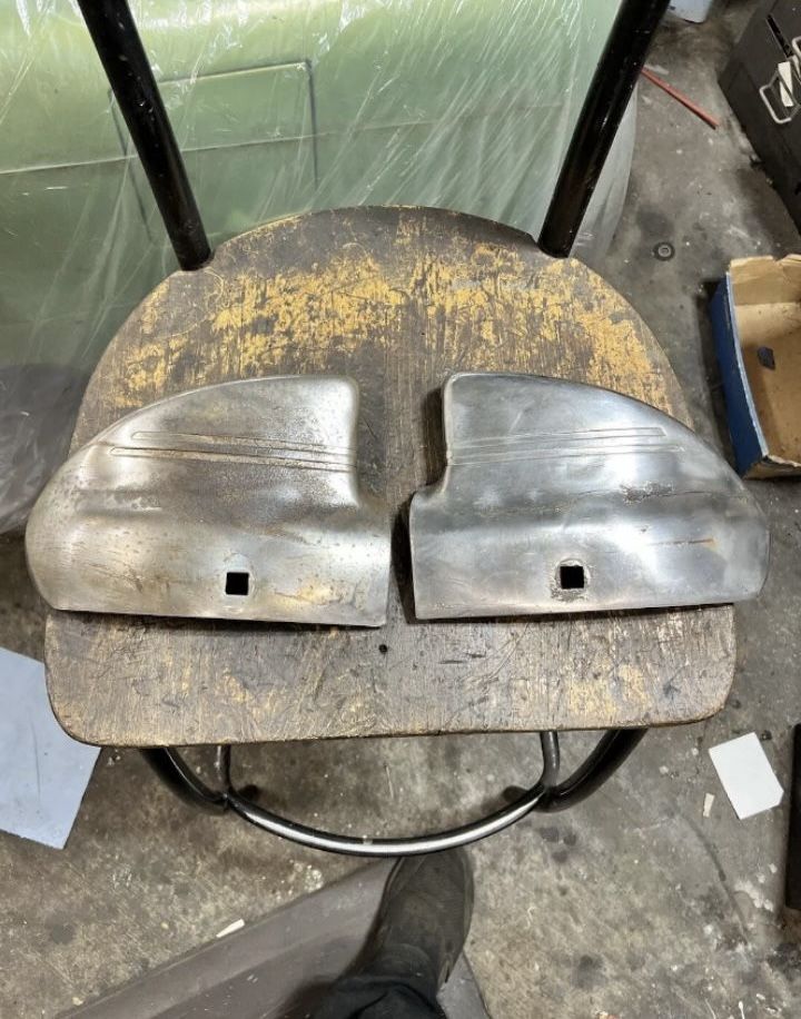 1941 Chevrolet Accessory Front Bumper Guard Wing Tips Extension 41 ...