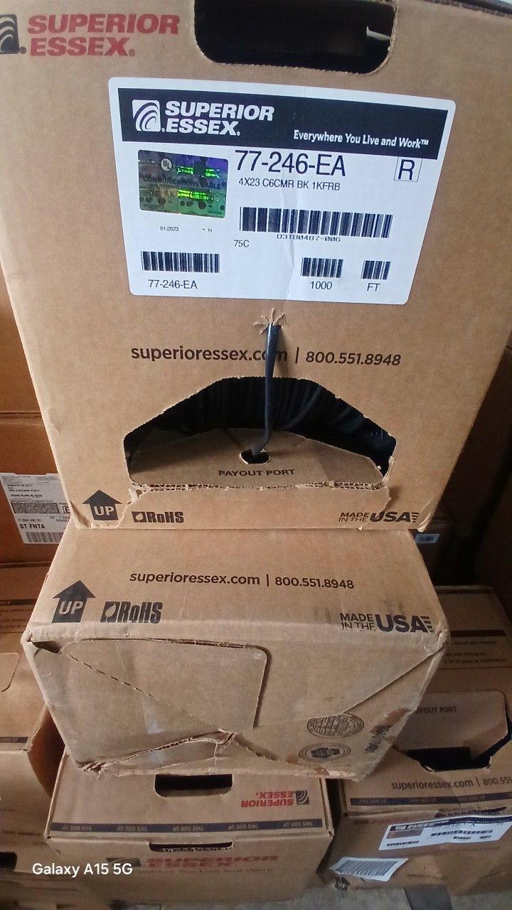 Superior Essex Cat6 Cable for Sale in Chicago, IL - OfferUp