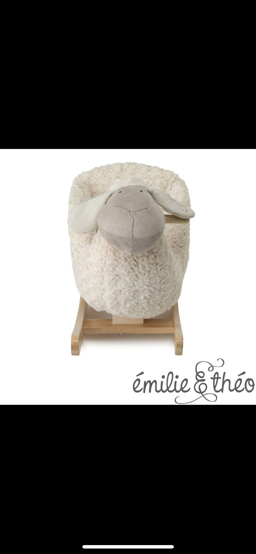 Emilie & Théo - Henry the rocking sheep - plush children’s playmate ...